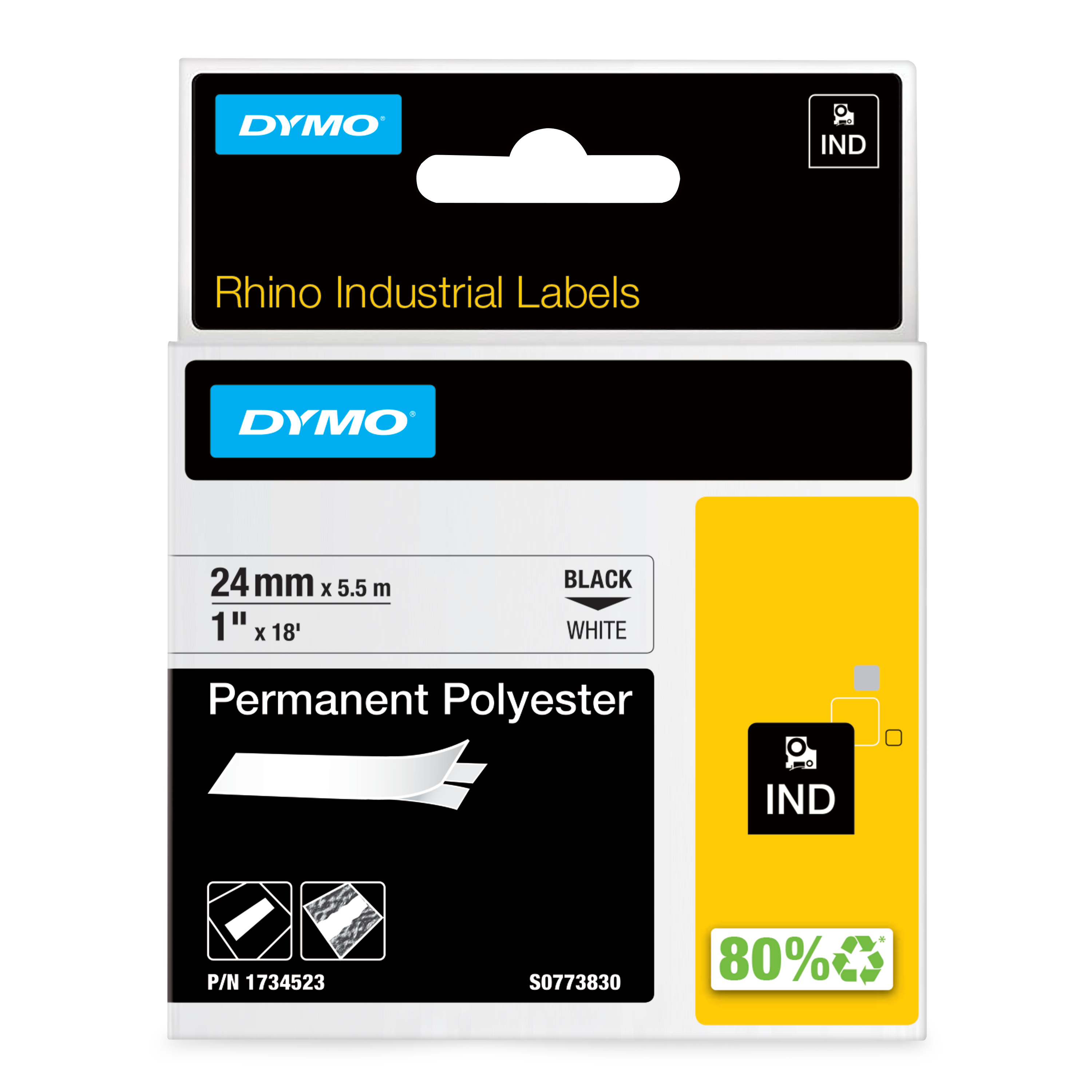 1734523 Dymo Label Printer Labels RS