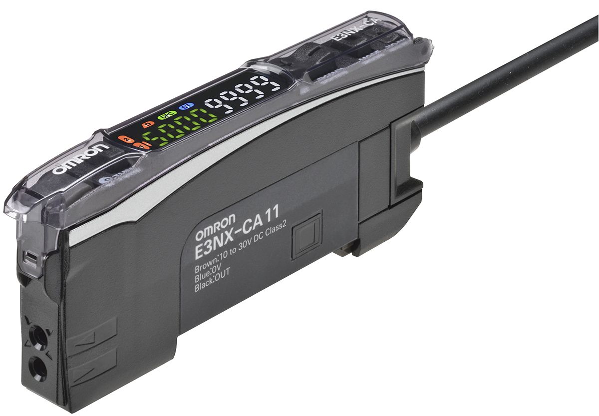 E3nxca412m Amplificador De Fibra Omron Con Luz Led Blanco Salida Pnp