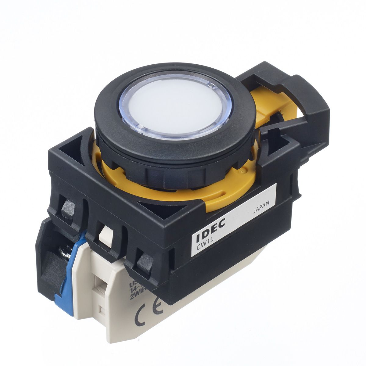 CW1L-M1E10Q4PW | Idec CW Series Illuminated Push Button, Panel Mount, NO, IP65 | RS