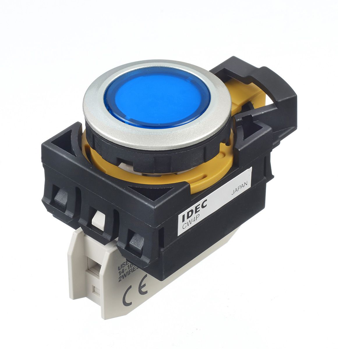 CW4P-1EQ4S | Idec CW Series Push Button, Panel Mount, 24V ac/dc, IP66 | RS