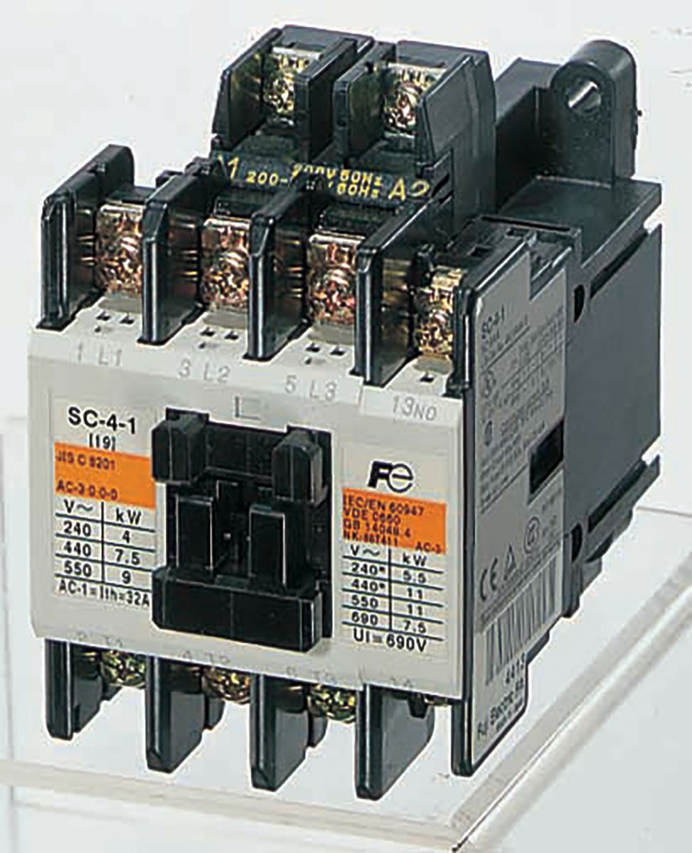 Fuji Electric 電磁接触器 110 V ac 4極 SCシリーズ, SC-4-1 AC200V 1A | RS
