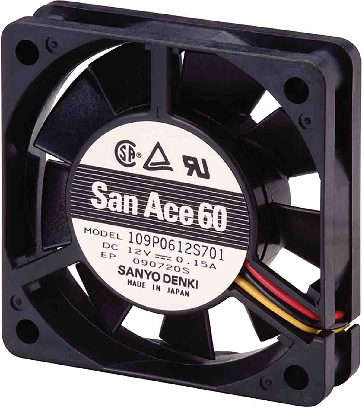 山洋電気 軸流ファン 電源電圧:24 V Dc Dc 60 X 60 X 15mm 109p0624h702 Rs