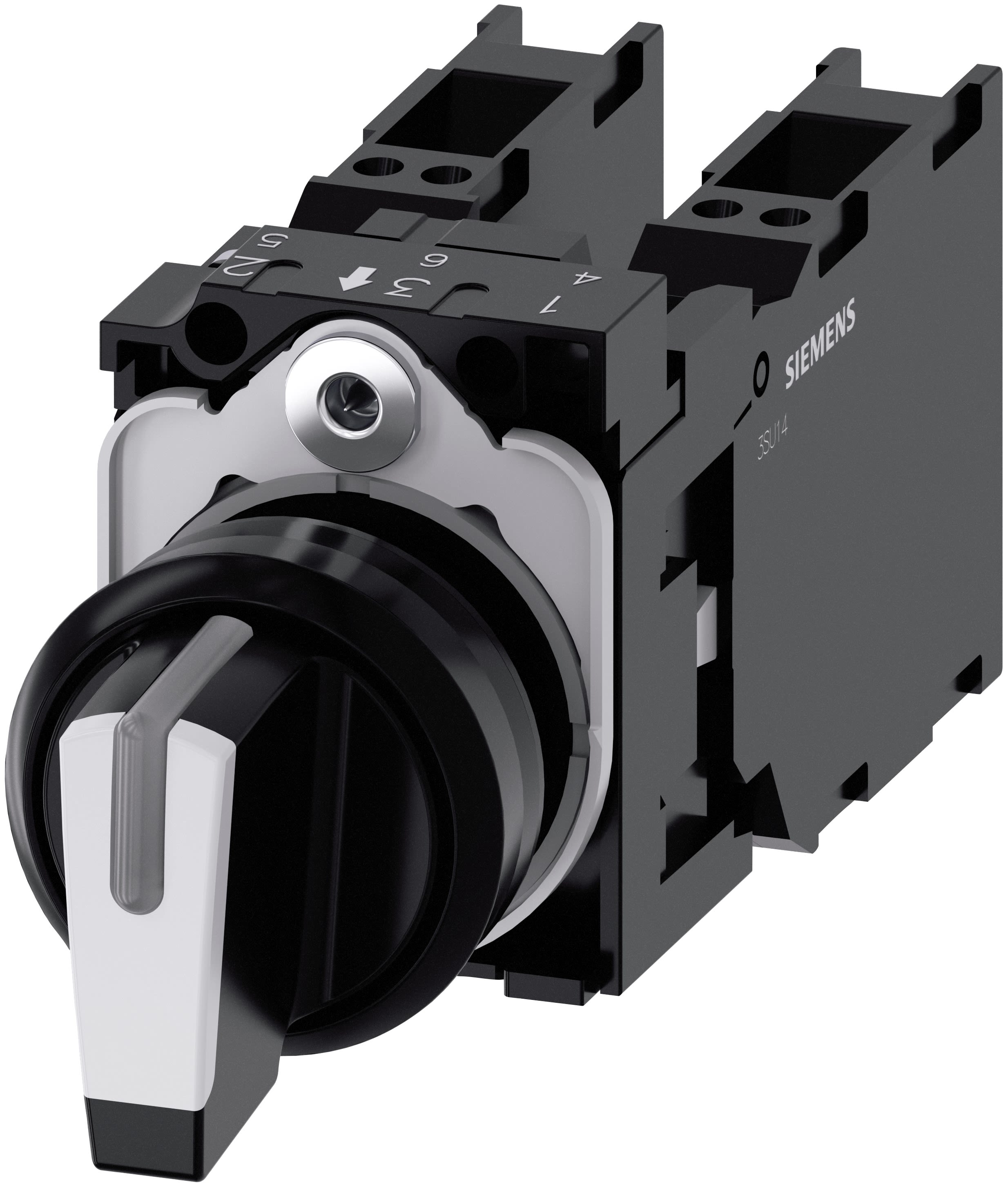 3SU1100-2BM60-3LA0 | Siemens 3 Position Selector Switch -, Illuminated | RS