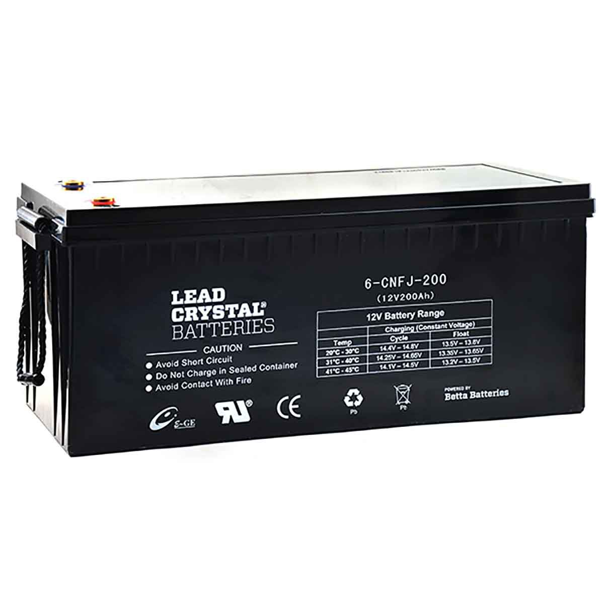 6-CNFJ-200 | ENIX Energies 12V Standard Sealed Lead Acid Battery, 200Ah | RS