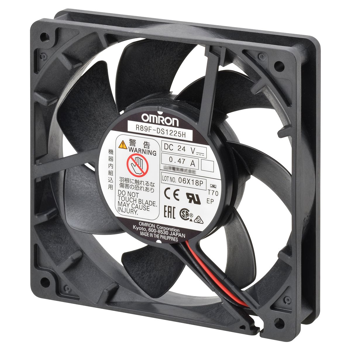 Omron 軸流ファン 電源電圧:24 V Dc Dc 92 X 92 X 25mm R89f Ds0925l S2 Rs
