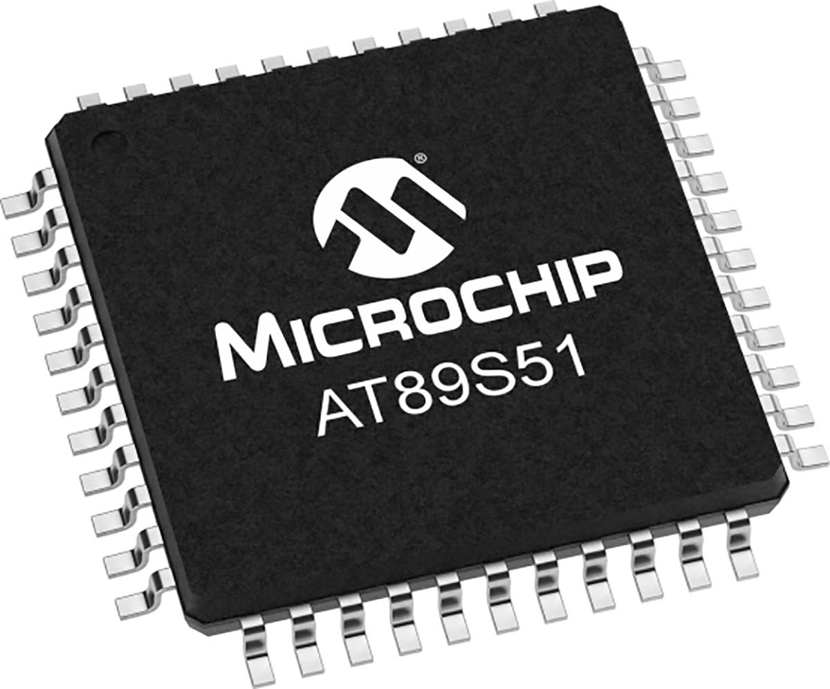 Microchip AT89S51-24AU, 8bit Microcontroller, Microcontrollers, 20MHz, 8 kB Flash, 44-Pin 44A | RS