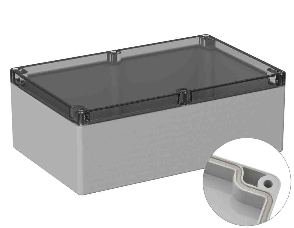 Caja De Uso General RS PRO De Policarbonato Gris 160 3 X 240 3 X 90mm