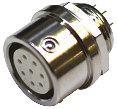 多治見無線電機 丸型コネクタ, 8極, ミニチュア, パネルマウント, PRC05-R8F | RS