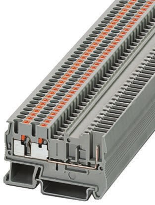 Phoenix Contact ヒューズ無しDINレール端子 プラグイン PTシリーズ, 24A, PT 2,5-TWIN/1P - 3209633 | RS