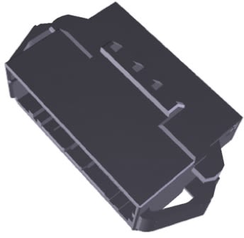 Carcasa de conector TE Connectivity 1-1903128-3, Serie Dynamic 1000, paso: 2mm, 26 contactos, 2 ...