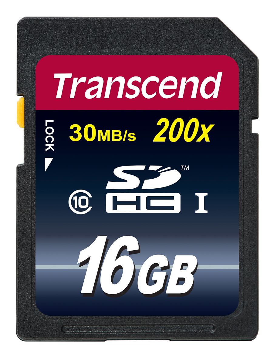 TS16GSDHC10 | Transcend Premium SDHC SD-Karte 16 GB Class 10, MLC | RS