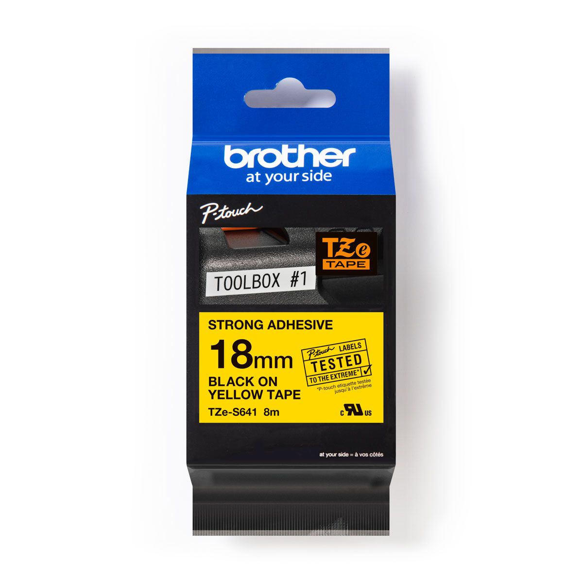 TZE S641 Brother Black On Yellow Label Printer Tape 8 M Length 18 Mm Width RS tze-s641-brother-black-on-yellow-label-printer-tape-8-m-length-18-mm-width-rs