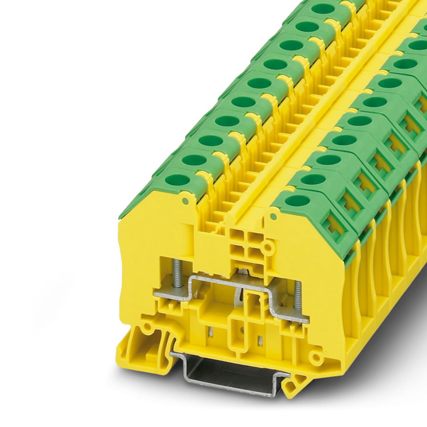 3049411 | Phoenix Contact Green, Yellow RT 3-PE Earth Terminal Block ...
