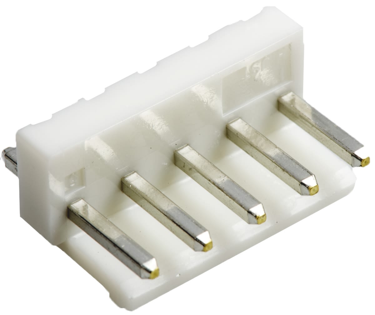 JST ピンヘッダ 5極 3.96mm 1列 B5P-VH(LF)(SN) | RS