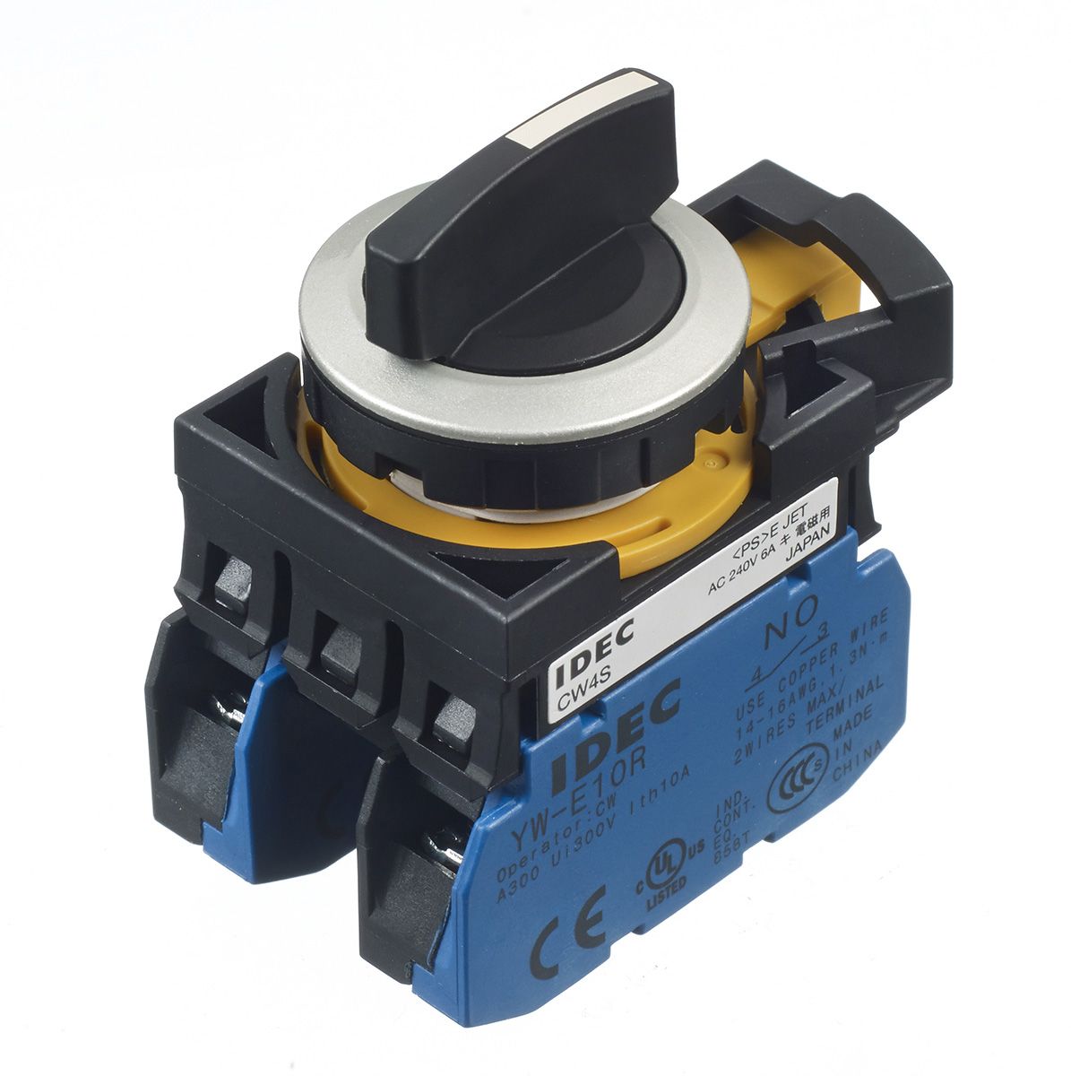 CW4S-3E20 | Idec 3 Position Selector Switch - (2NO) 22mm Cutout ...