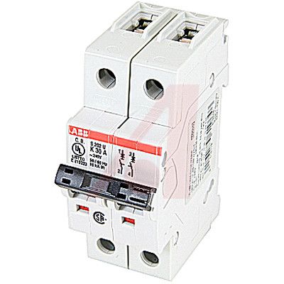 S202U-K30 | ABB System Pro M Compact S200 MCB2P Poles, 63A Curve K, 240V AC, 10 kA Breaking ...