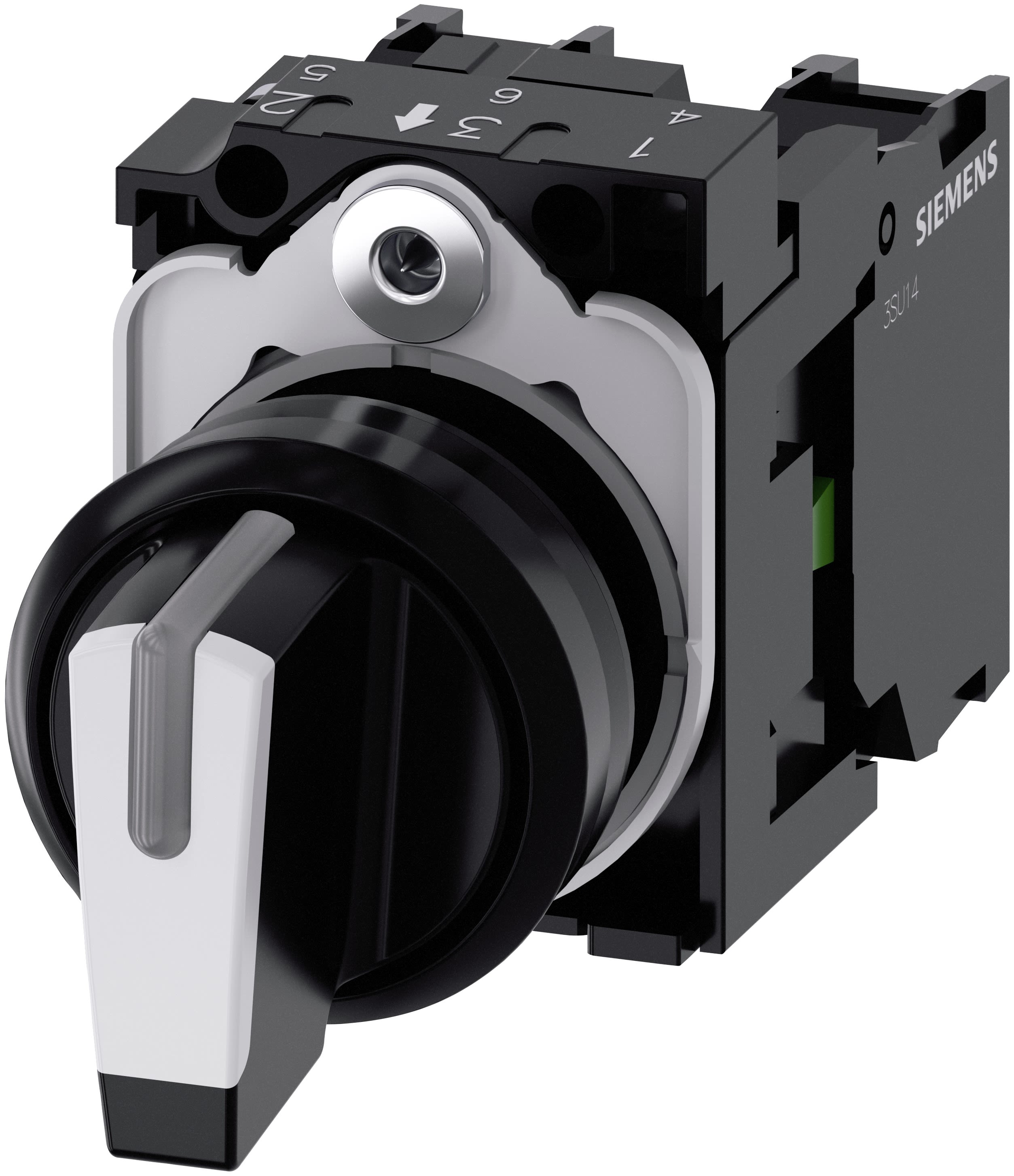 3SU1100-2BM60-1NA0 | Siemens 3 Position Selector Switch - (2NO) | RS