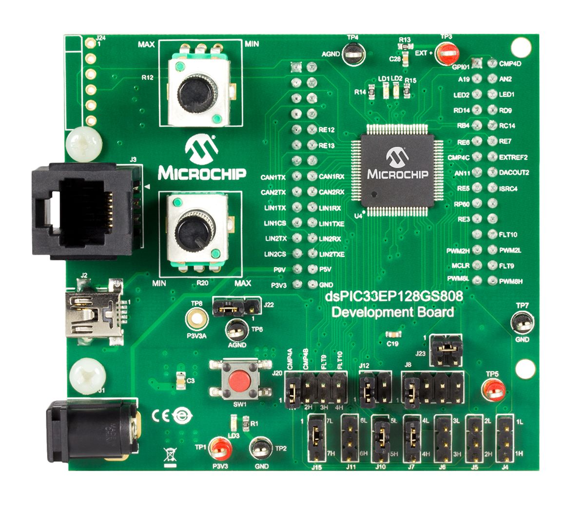 Microchip MCU Development Board DM330026 | RS