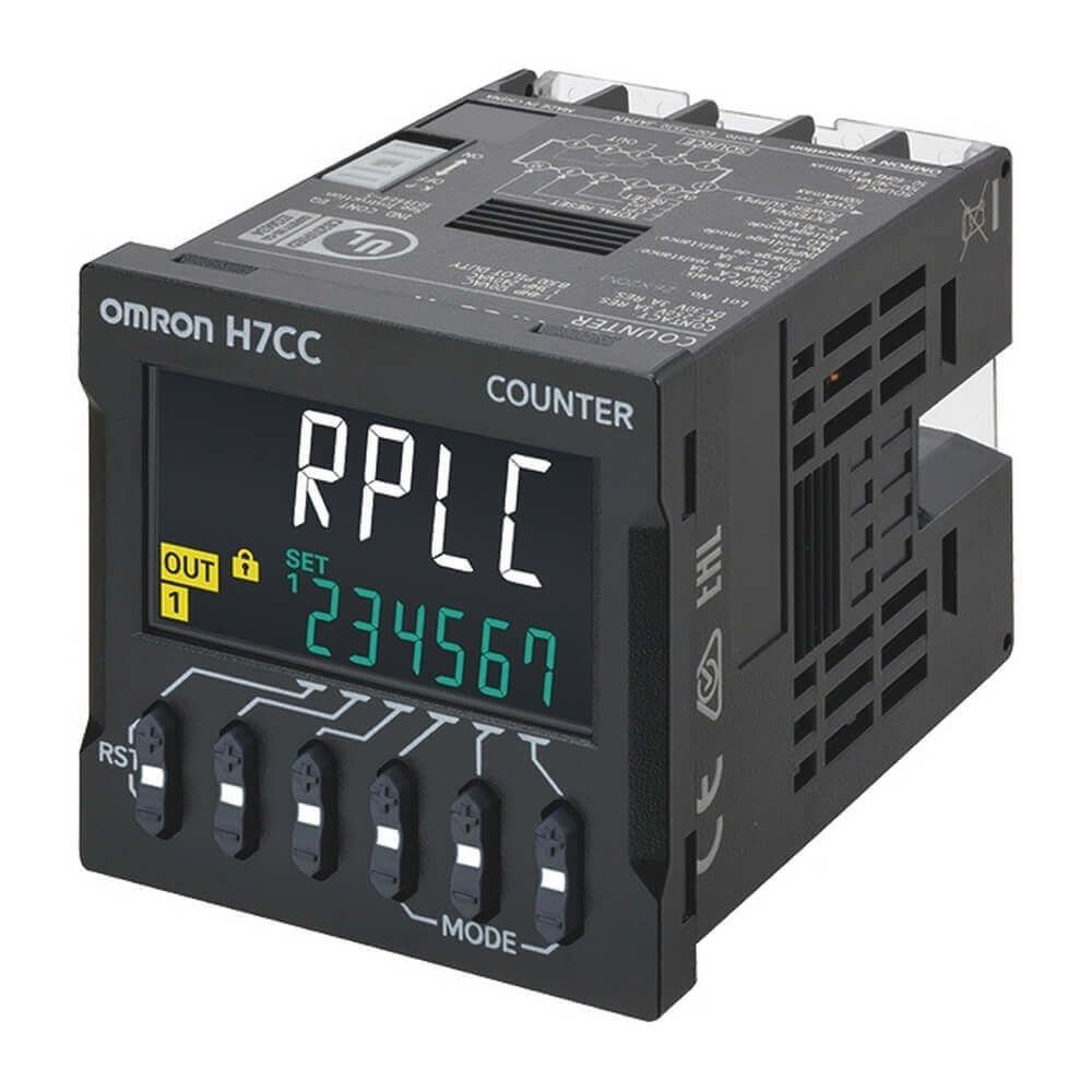 H7CC-AUD | Omron Digital Counter, 6 Digit, 50 → 60Hz, 12 → 48 V dc, 24 V ac | RS