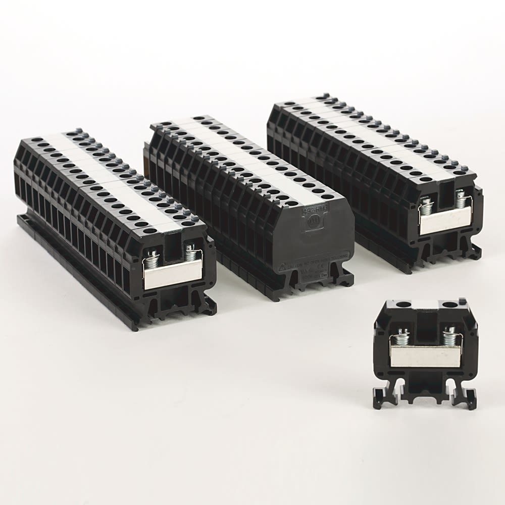 1492 Hm3bl Rockwell Automation Black 1492 H Din Rail Terminal Block