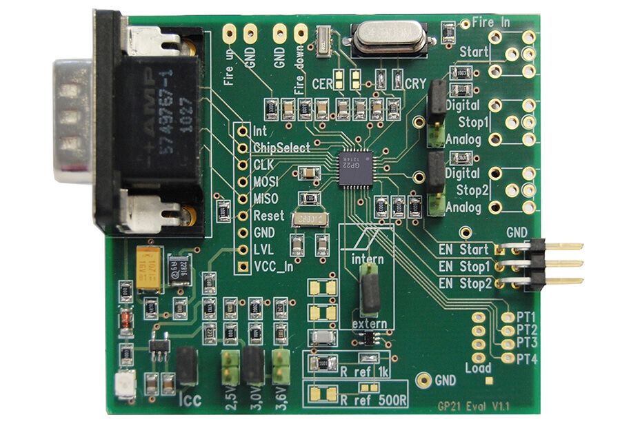 GP22-EVA-KIT | ScioSense TDC-GP22 Evaluation System for TDC-GP22 Time-to-Digital Converter ...