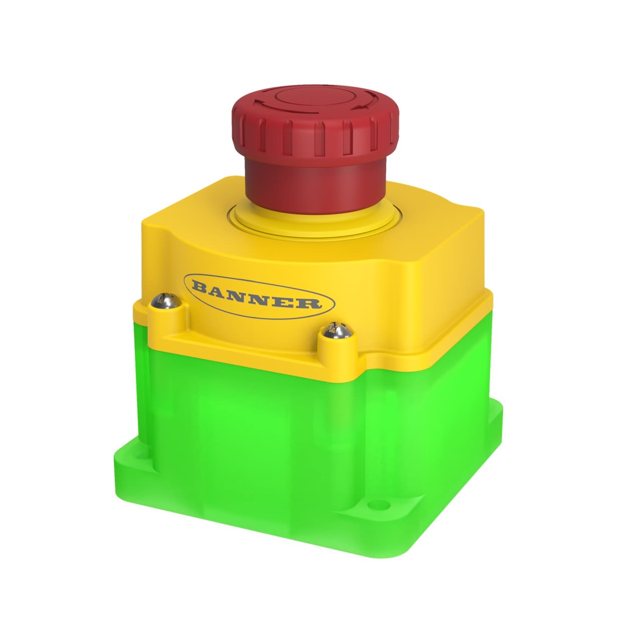 SSA EB1PLGR 12ED1Q8 Banner Emergency Stop Push Button 1NC Surface ssa-eb1plgr-12ed1q8-banner-emergency-stop-push-button-1nc-surface