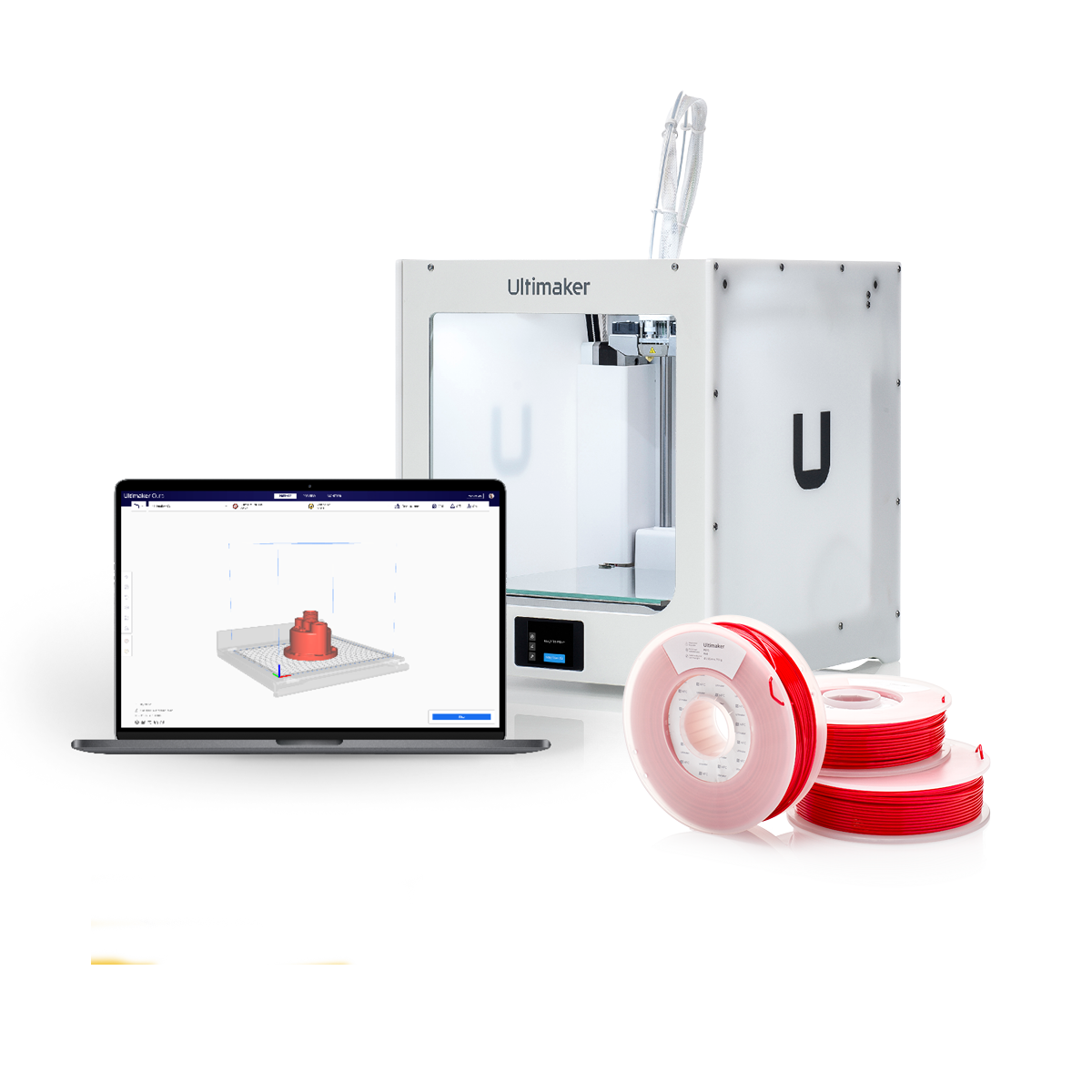 10Y22UM Ultimaker 2 Connect 3D Printer Bundle RS