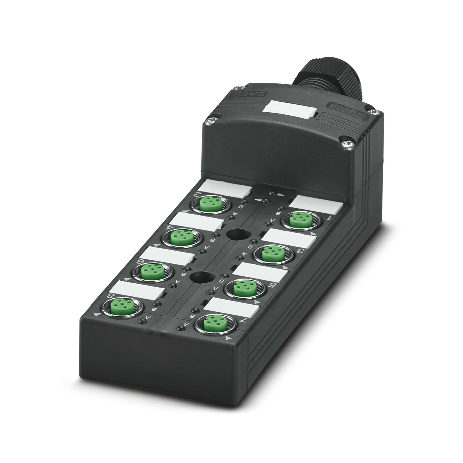 1516836 | Phoenix Contact SACB-8/16-L-C SCO Series Sensor Box, M12, 10m ...