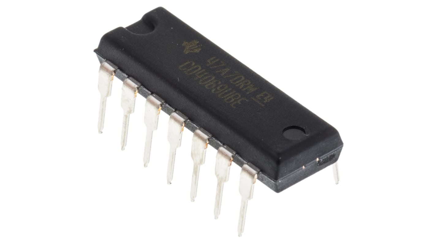 CD4069UBE | Texas Instruments インバータ スルーホール PDIP CD4069UBE | Texas Instruments インバータ スルーホール PDIP