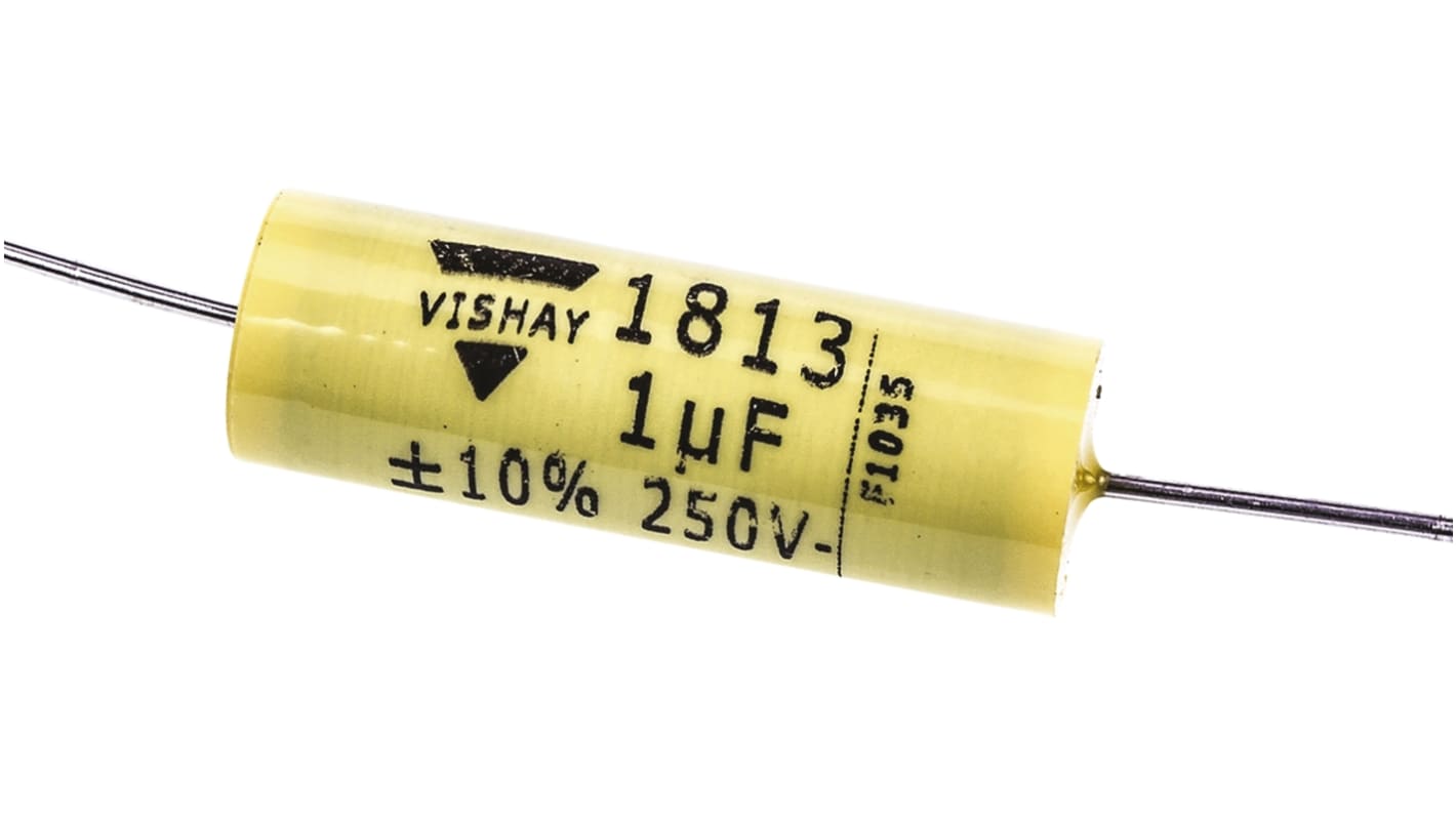 MKT1813510255 | Vishay フィルムコンデンサ, 160 V ac, 250 V MKT1813510255 | Vishay フィルムコンデンサ, 160 V ac, 250 V