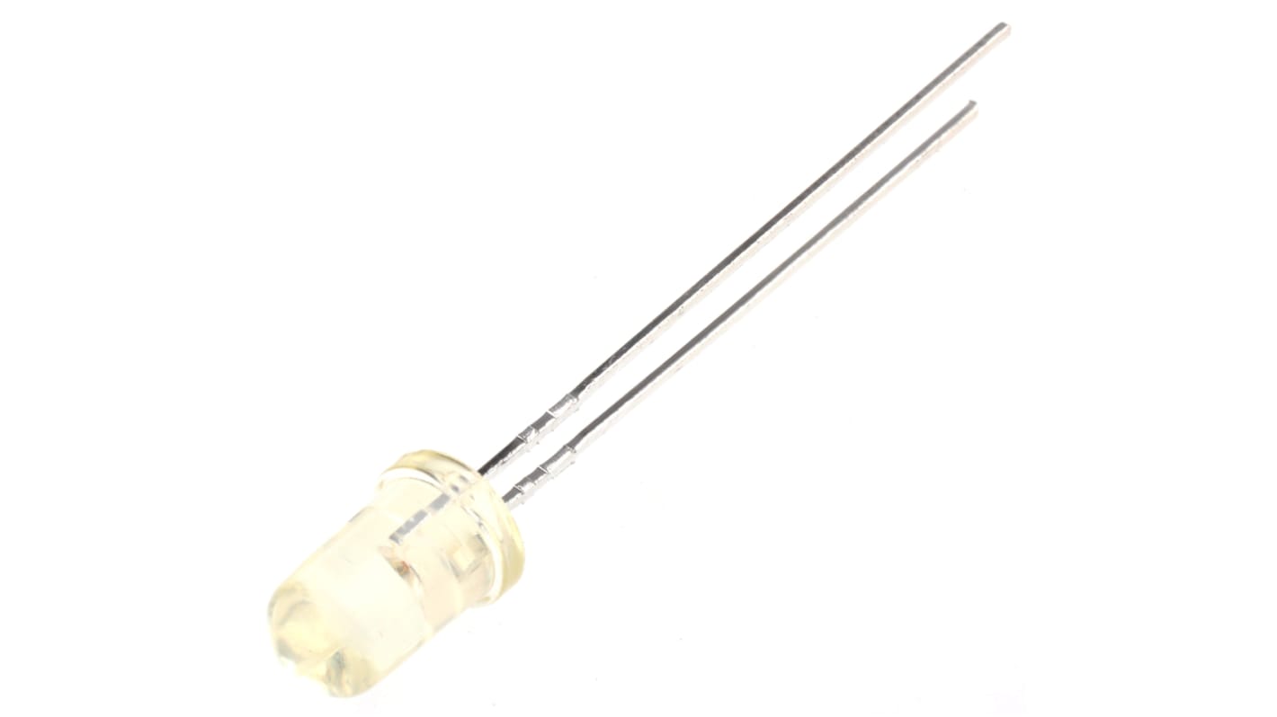 Broadcom2.1 V Yellow LED 5mm Through Hole, HLMP-C323 | RS