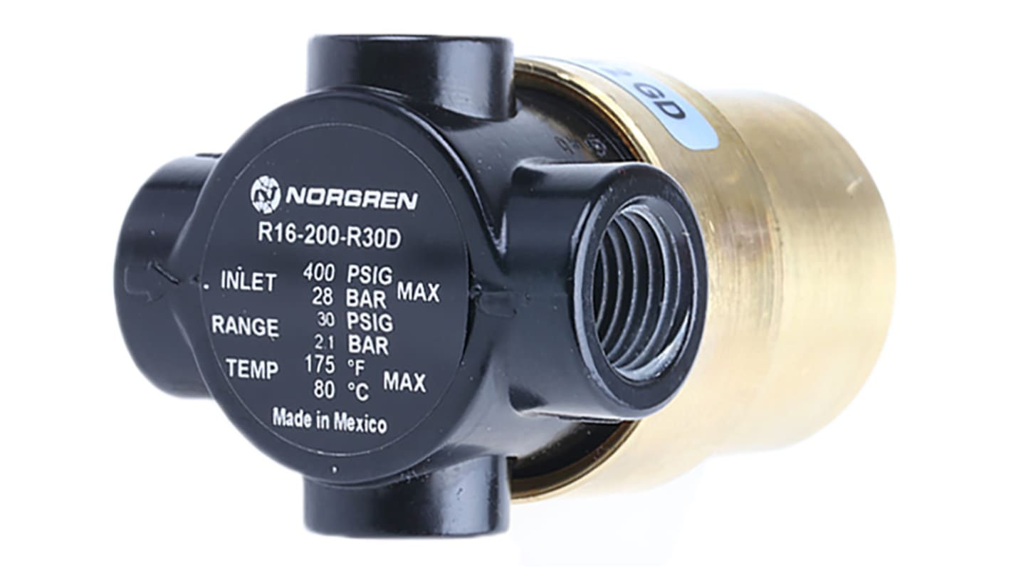 Norgren エアレギュレータ R16-200-R30D R16シリーズ G 1/4 | RS