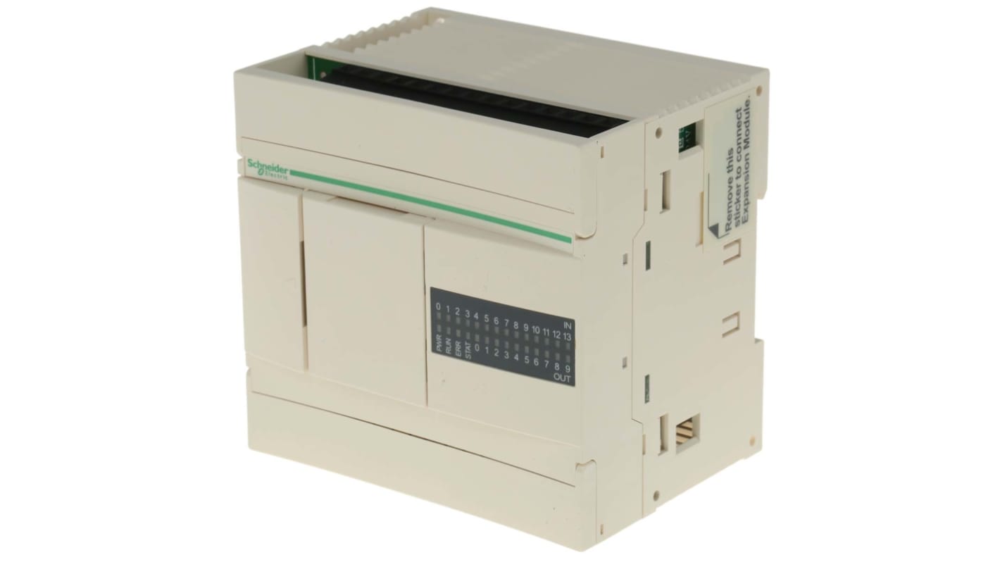 TWDLCDA24DRF | Schneider Electric Twido Logic Module, 24 V dc Relay, 14 x Input, 10 x Output ...