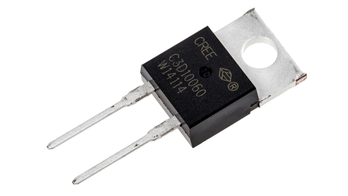 C3D10060A | Wolfspeed 整流ダイオード, 10A, 600V スルーホール C3D10060A | Wolfspeed 整流ダイオード, 10A, 600V スルーホール