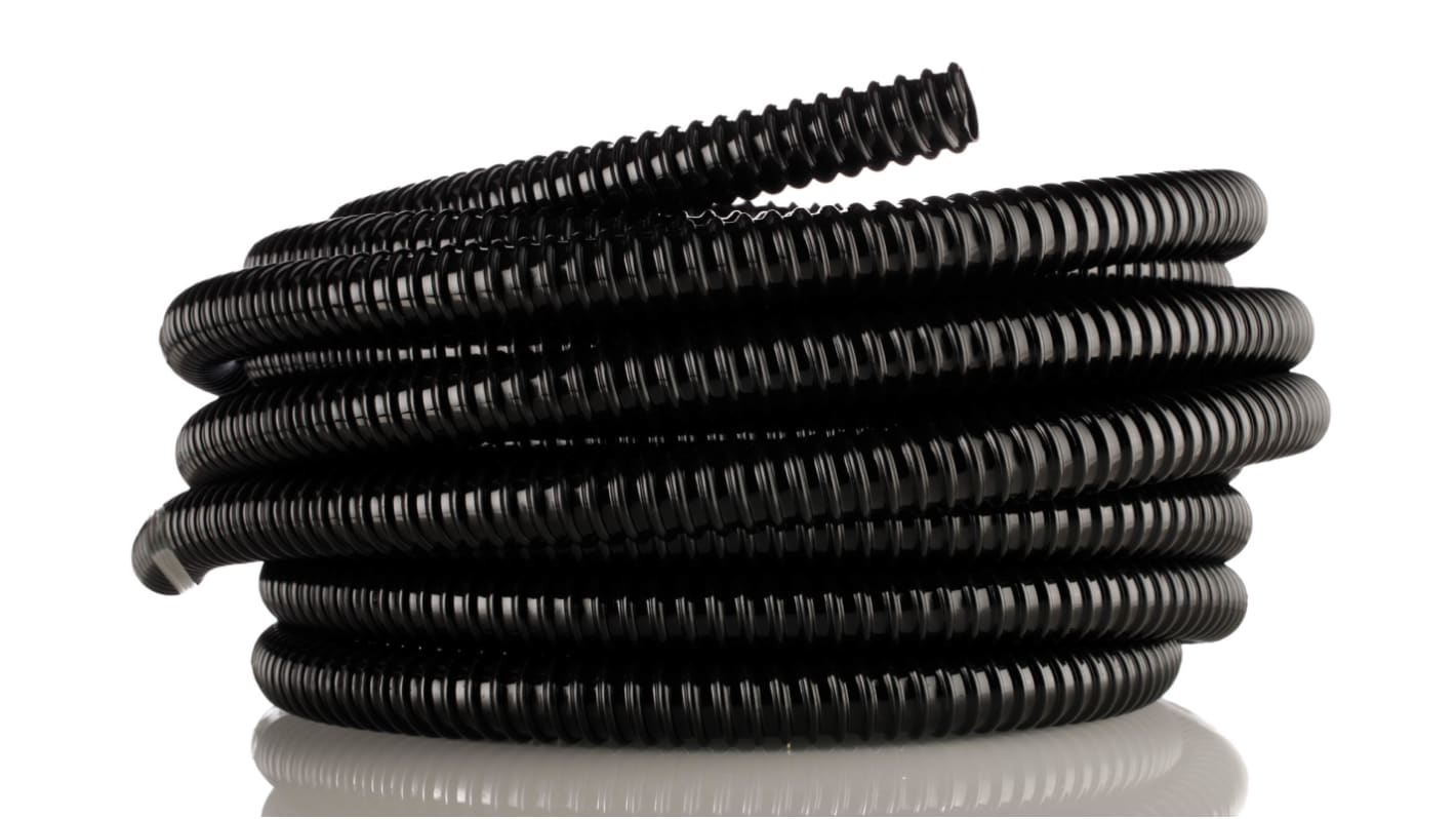 Adaptaflex Extra Flexible Conduit 20mm Nominal Diameter PVC Black