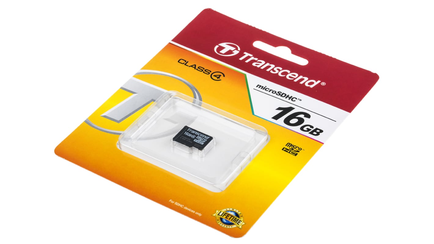 TS16GUSDC4 | Transcend Micro SDHC Micro SD Karte 16 GB Class 4, MLC | RS