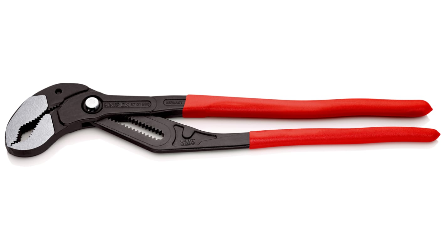 8701560 Knipex Cobra XXL Water Pump Pliers 560 mm Overall Flat Straight Tip 120mm Jaw RS