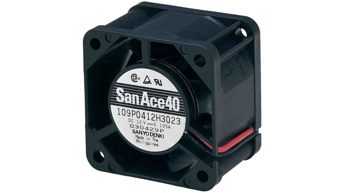 山洋電気 軸流ファン 電源電圧：24 V Dc Dc 40 X 40 X 20mm 109p0424h6d01 Rs