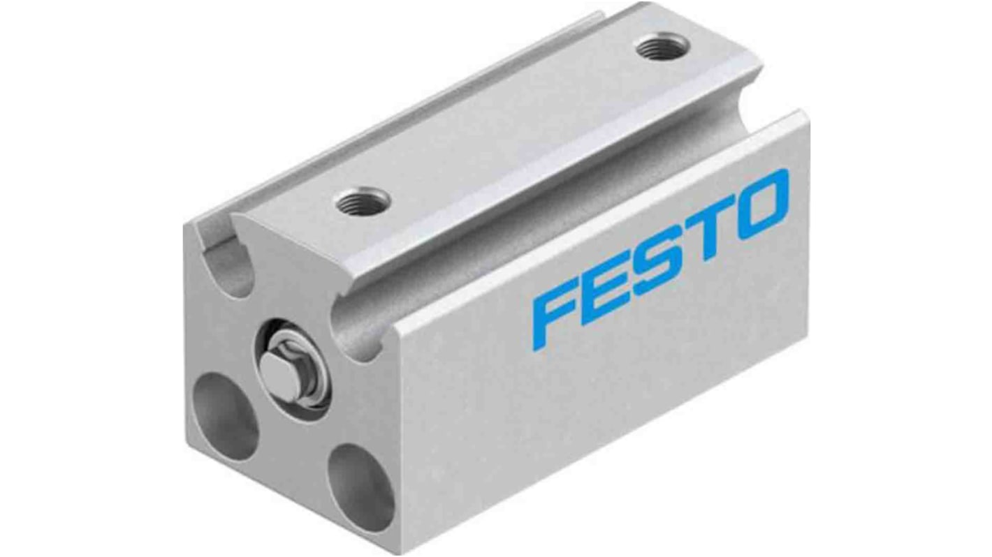 ADVC-6-10-P-A | Festo Pneumatic Compact Cylinder - 526902, 6mm Bore, 10mm Stroke, ADVC Series ...