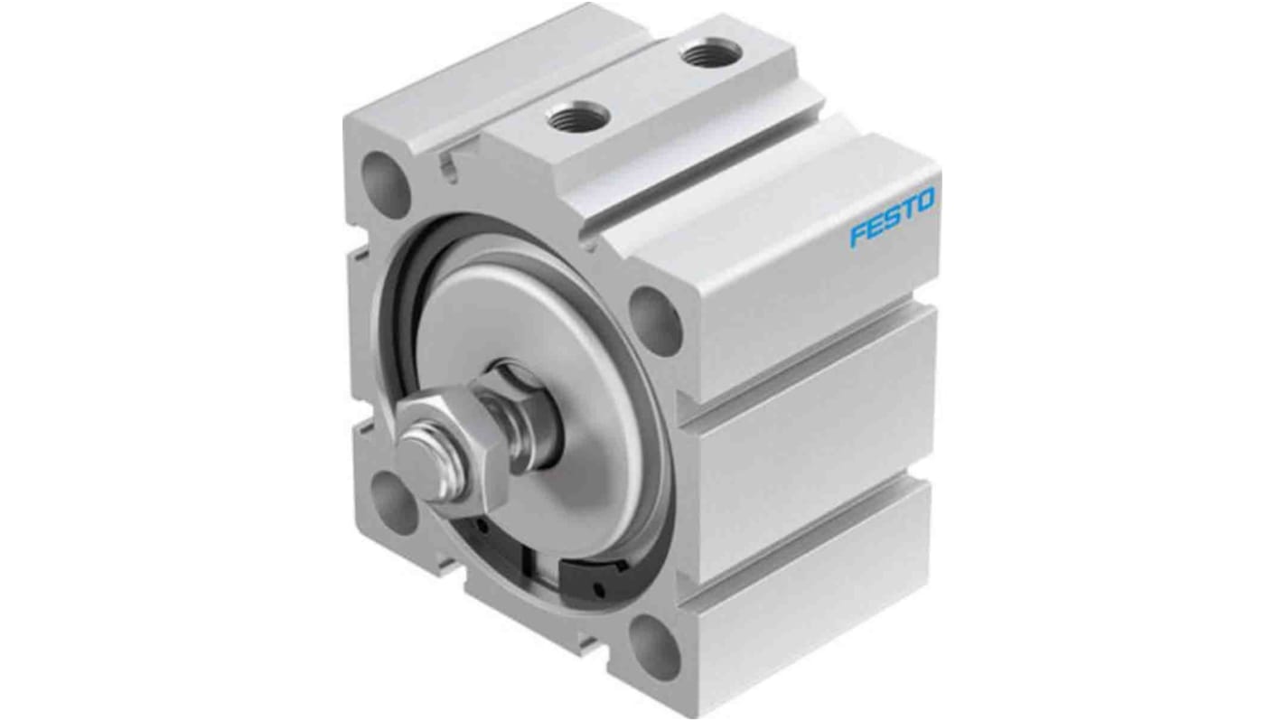 ADVC-63-10-A-P-A | Festo Pneumatic Compact Cylinder - 188292, 63mm Bore, 10mm Stroke, ADVC ...