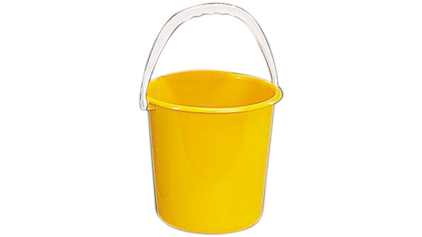 Small yellow plastic buckets store