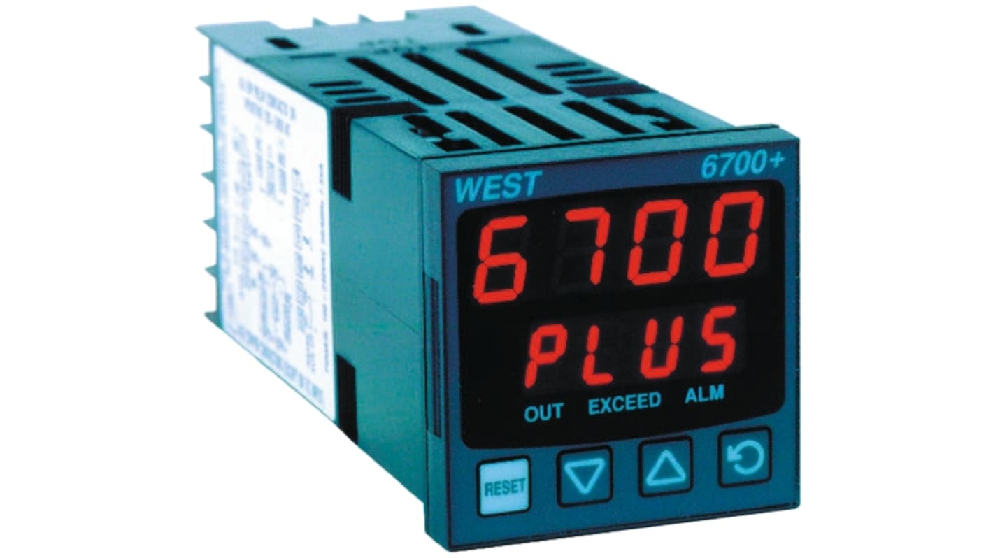 P6700-2100-000-90 | West Instruments On/Off Temperature Controller, 48 x 48mm, RTD, Thermocouple ...