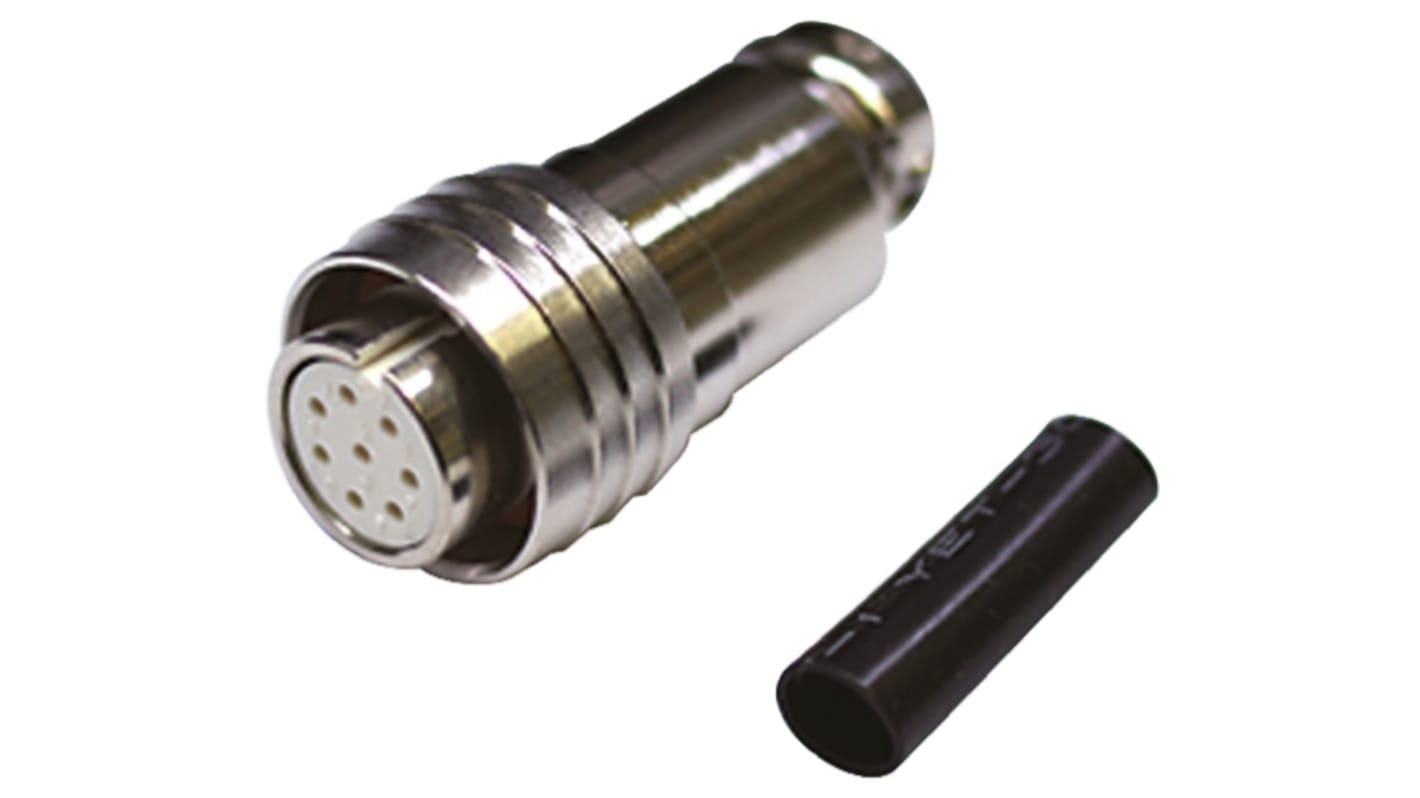 多治見無線電機 丸型コネクタ, 8極, ミニチュア, ケーブルマウント, PRC05-P8F | RS