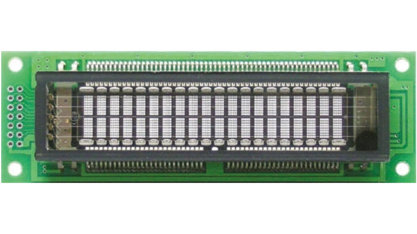 Futaba M202sd16fj Vfd Display 8 X 5 2 Rows X 20 Char Ascii Parallel
