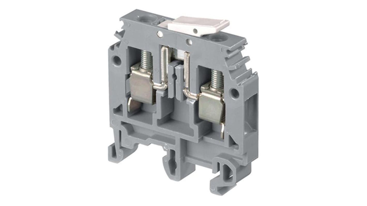 1SNA105055R2400 - M6/8.SNB | ABB SNA Series Orange Non-Fused DIN Rail Terminal, 6mm², Single ...