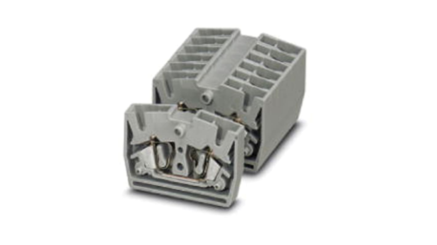 3244096 | Phoenix Contact MSB 2.5-M OG Series Orange DIN Rail Terminal ...