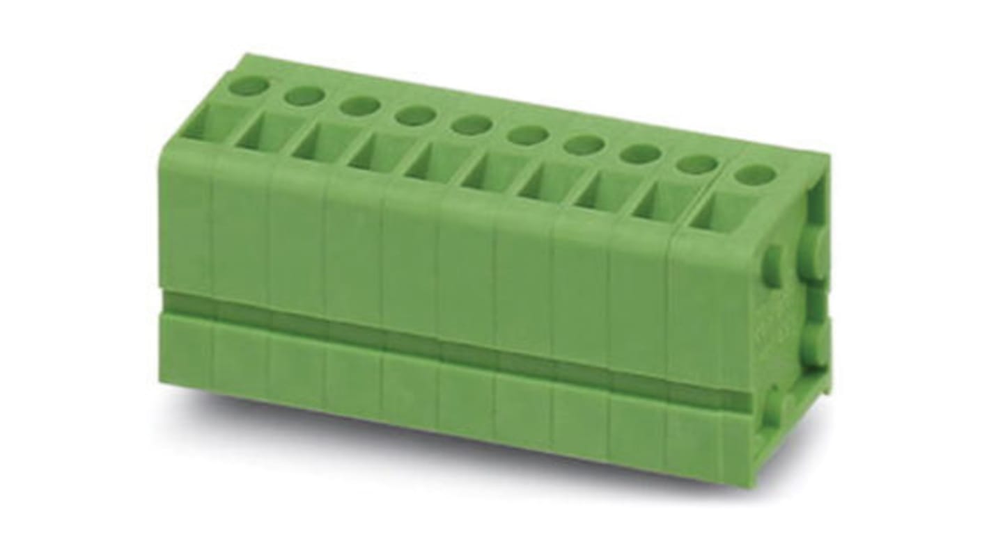 Phoenix Contact, 5mm Pitch, 9 Way, Pluggable Terminal Block, Plug ...