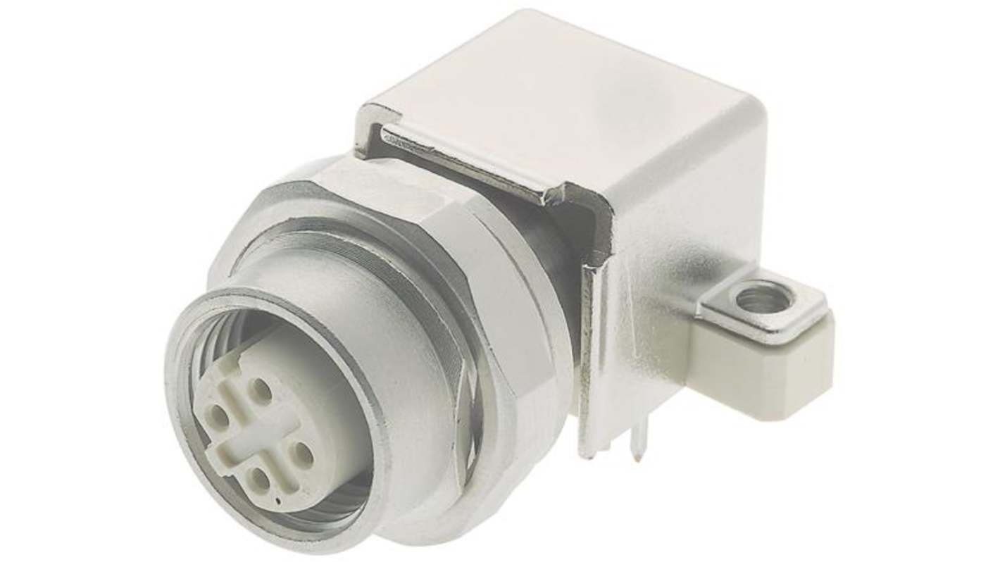 21033814432 | HARTING Industrial Circular Connectors, 4 Contacts, Rear ...