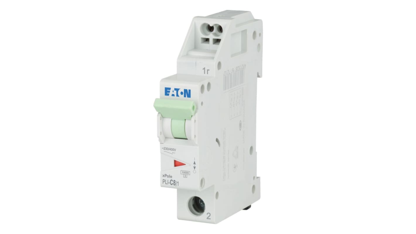 101255 Pli C8 1 Interruttore Magnetotermico Eaton 1p 8a 10 Ka Tipo
