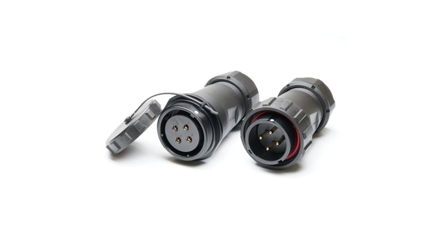 RS PRO Industrial Circular Connectors, 4 Contacts, Cable Mount, SP29 ...